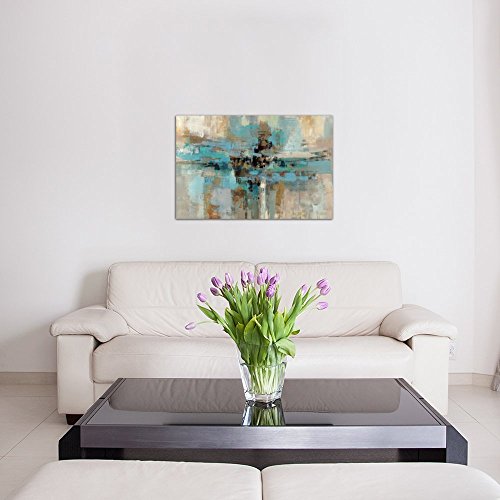 iCanvasART WAC1383 Morning Fjord Canvas Print by Silvia Vassileva, 40 by 26-Inch, 0.75-Inch Deep