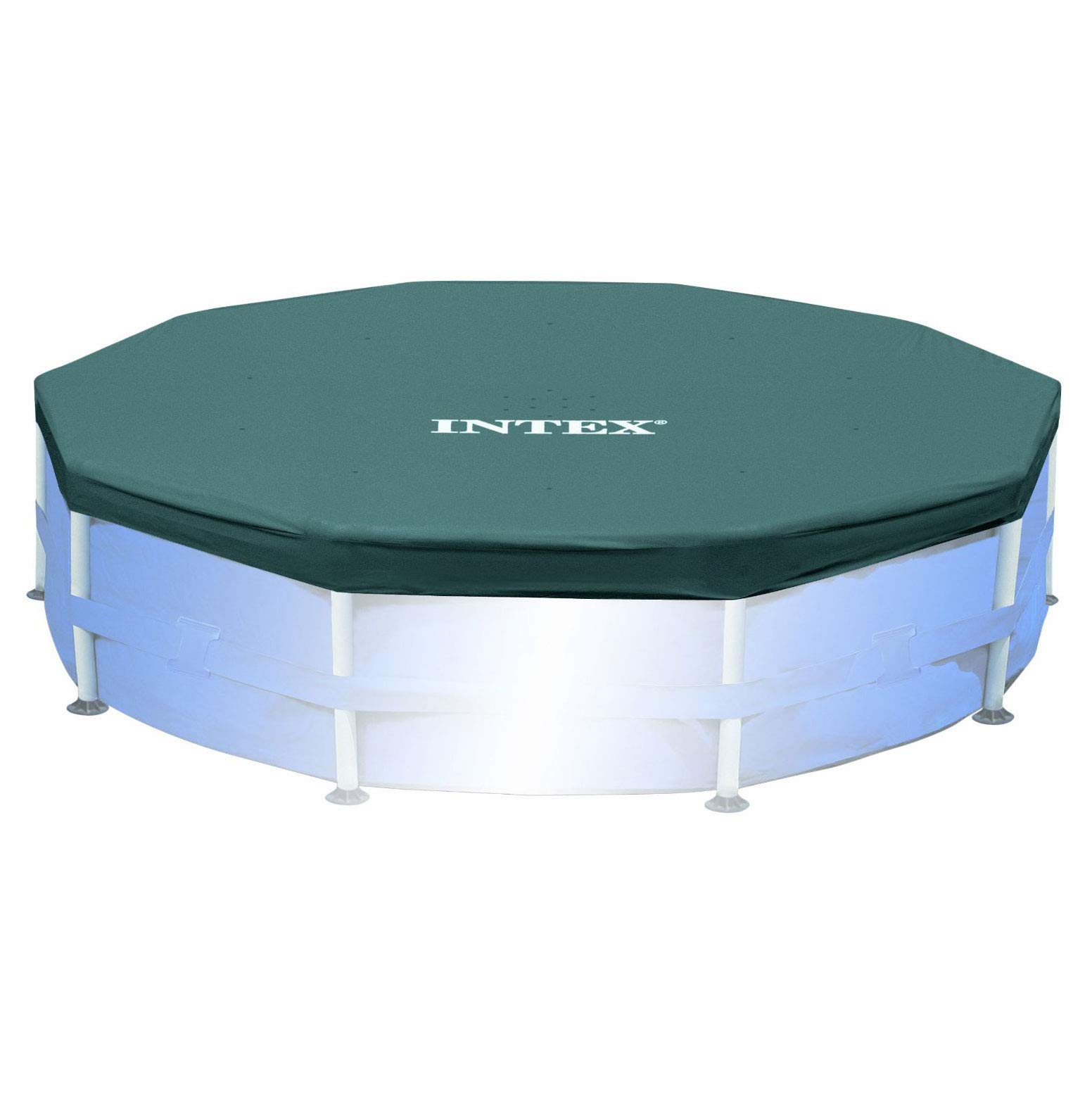 Intex Pool Filter (6 Pack) with Intex 10-Foot Round Above Ground Pool Cover