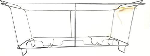 HOMEBAY HB10036 Pack of 12 Full Size 22.5"x12.5"x8.5" Strong Metal Chafing Rack, For Party Cooking, Warming, Heating, Storing, Prepping Food