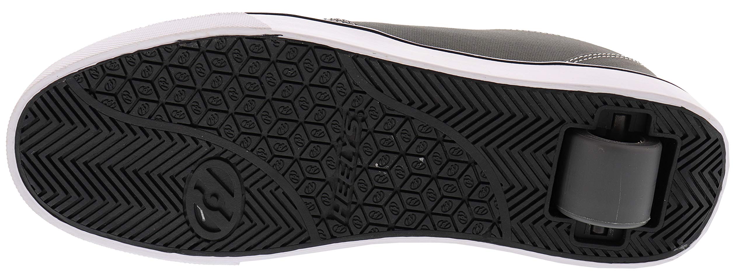 Heelys Footwear Wheeled Heel Shoe, Charcoal, 3 US Unisex Big Kid