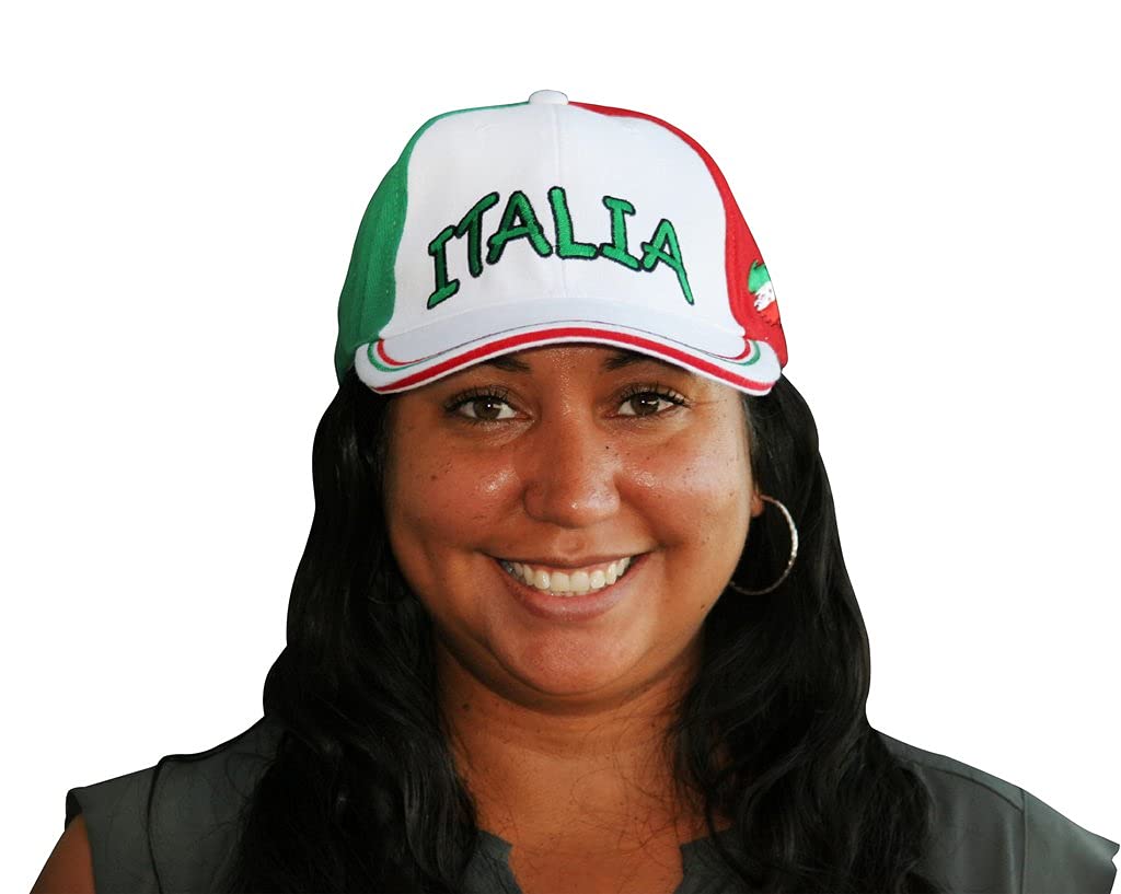 Italia Multi-Color Block Text Baseball Cap β Colorful Italian Hat - Italy Collection