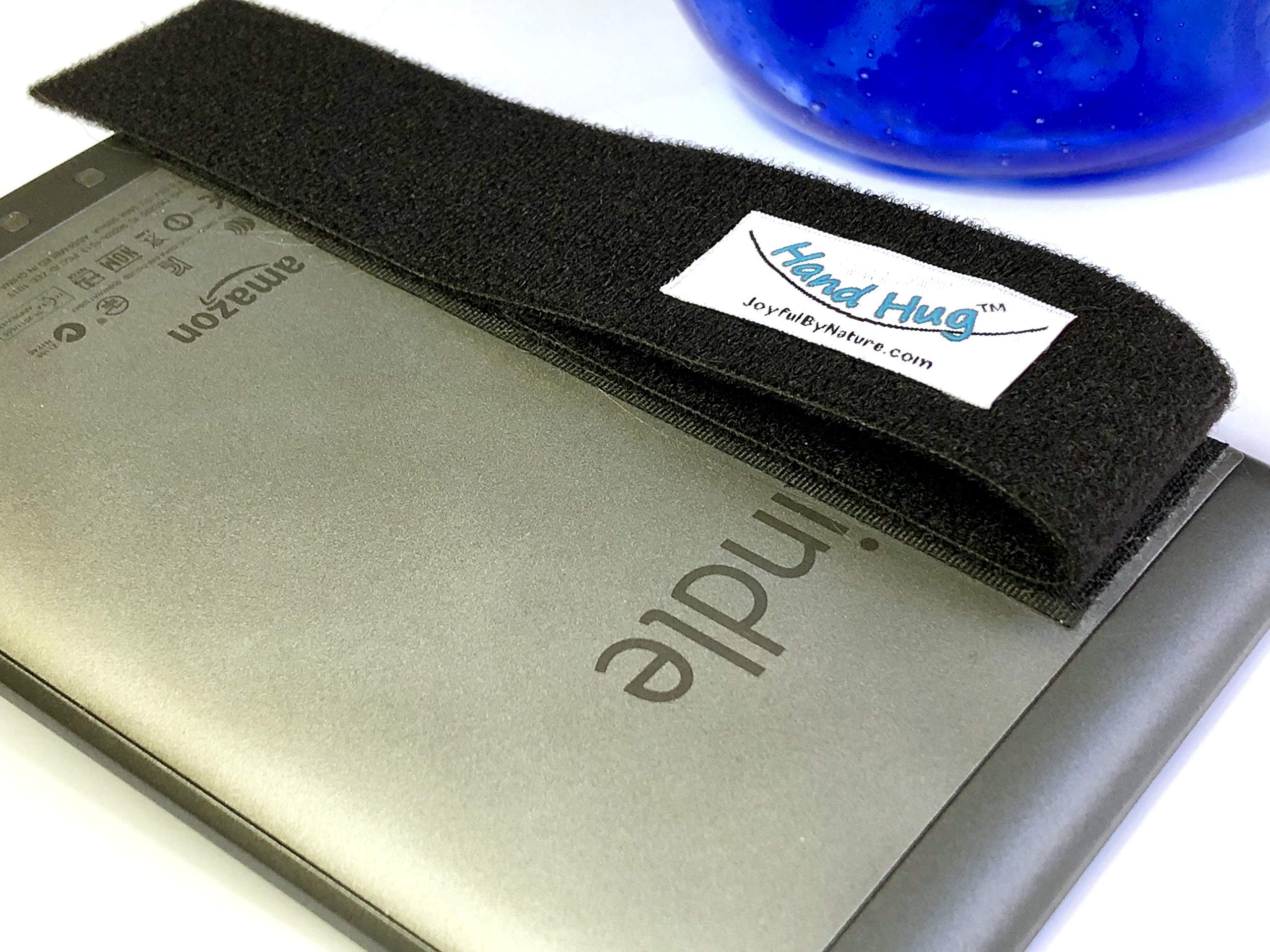 HandHug™ Tablet Grip for Kindle, Nook, Small Tablet – Sleek Portable Handle Strap for Convenient One-Handed Hold and Tap