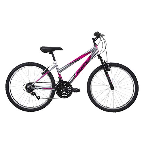 Huffy Mountain Bike Girls Incline 24-inch Bicycle, Pink