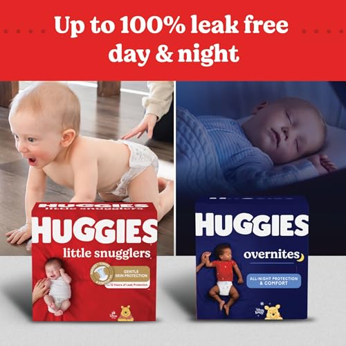 Huggies Size 3 Diapers, Little Snugglers Baby Diapers, Size 3 (16-28 lbs), 26 Count
