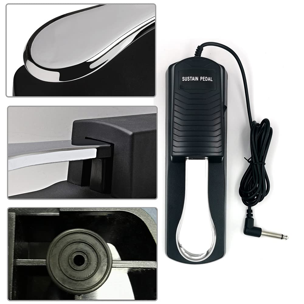 Koldot Sustain Pedal for Keyboard Digital Piano Universal Sustain Pedal Foot Damper Pedal