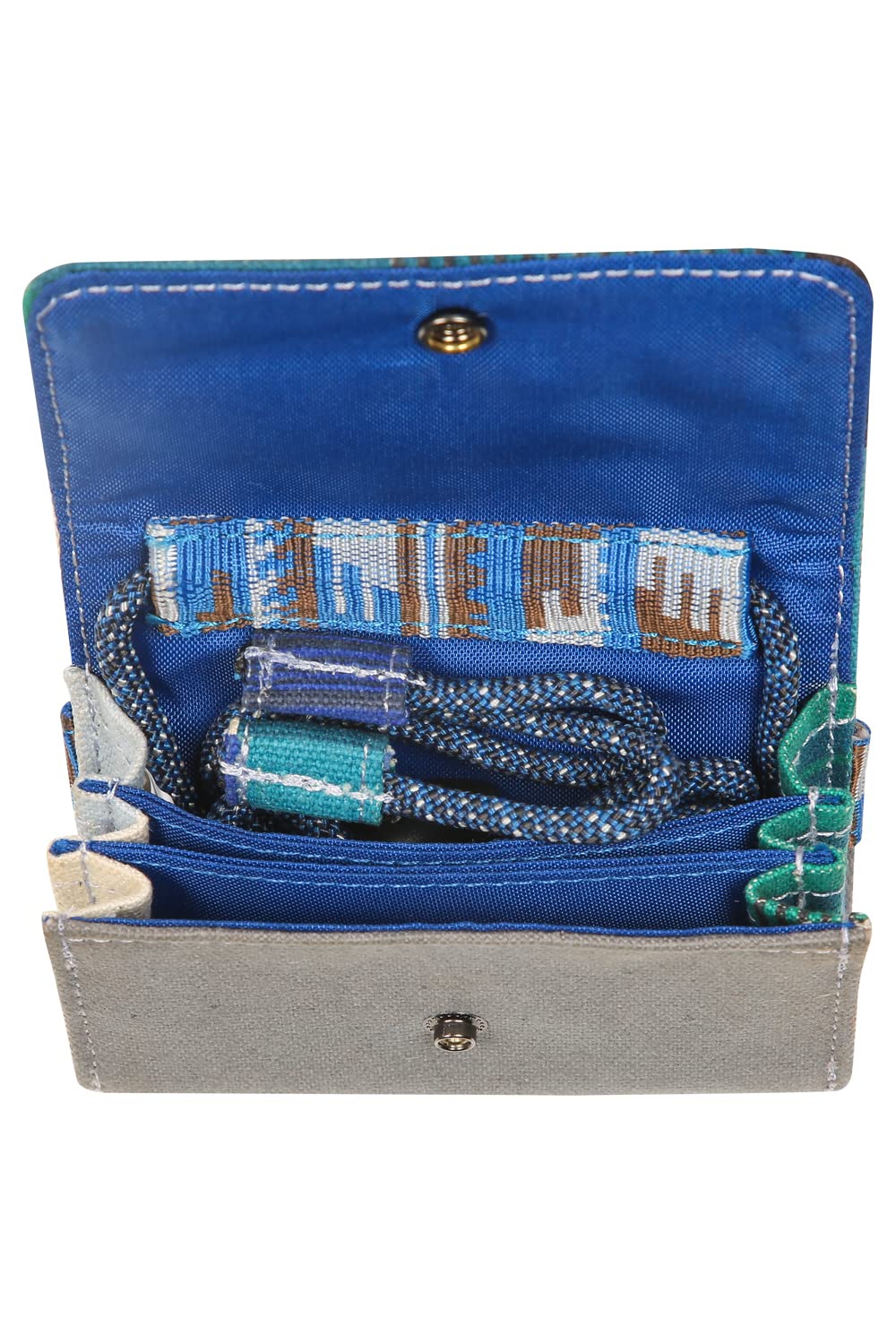 KAVU Mondo Spender Trifold Wallet Clutch Travel Organizer-Coastline Blanket