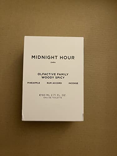 Zara MIDNIGHT HOUR 80 ML (2.71 FL. OZ) Spicy and woody eau de toilette
