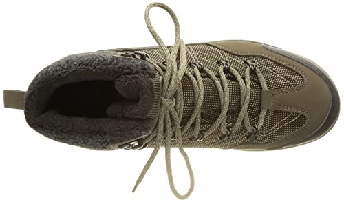 Jack Wolfskin Men's Aspen Texapore Mid Hiking Shoe Boot, Coconut Brown/Blac, 10