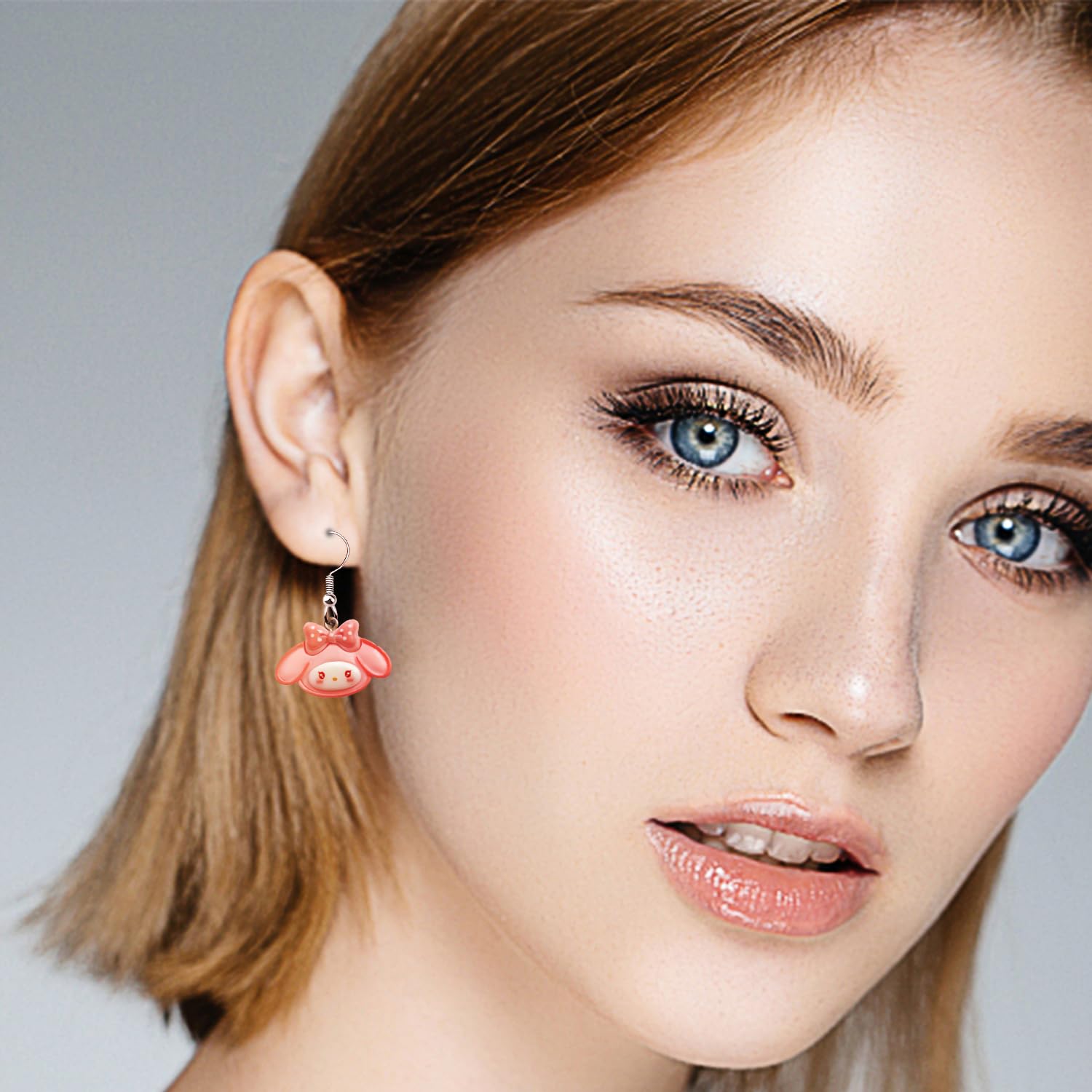 Kitty Earring Kitty Earring Jewelry 4-6 pcs Kitty Charm Pendant Earring Kitty Jewelry for Women (earring-01)