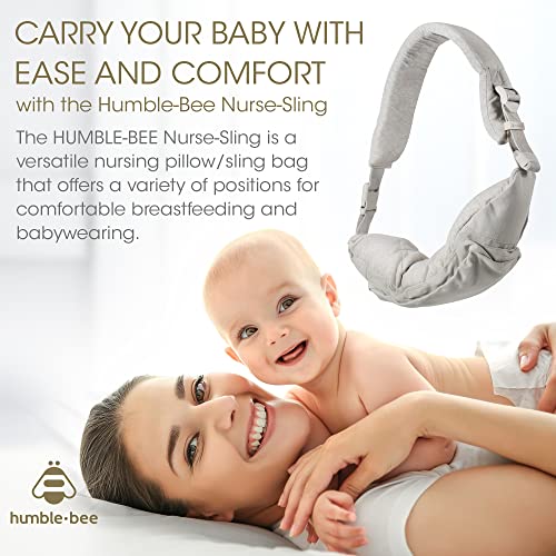HUMBLE-BEE Nurse-Sling - Nursing Pillow/Sling Bag (Black)