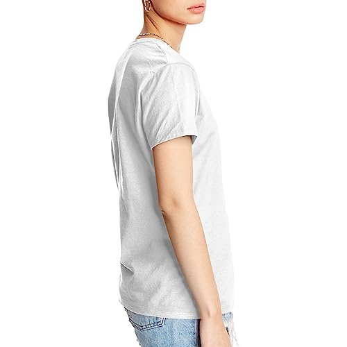 Hanes womens Perfect-t Short Sleeve T-shirt fashion t shirts, White, Medium US