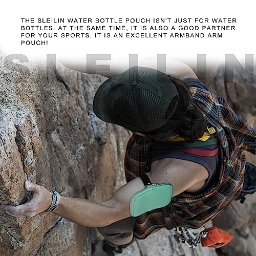 Water Bottle Pouch Compatible for Stanley 40 oz Tumbler with Handle & Stanley Ice Flow 20oz 30oz, Running Water Bottle Handheld Caddy Compatible with Stanley Quencher Adventure 40oz (Herbs)