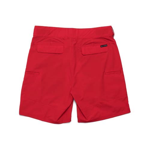 Huk Men's Standard Rogue 18" Quick-Drying Performance Fishing Shorts, Red, 3X-Large