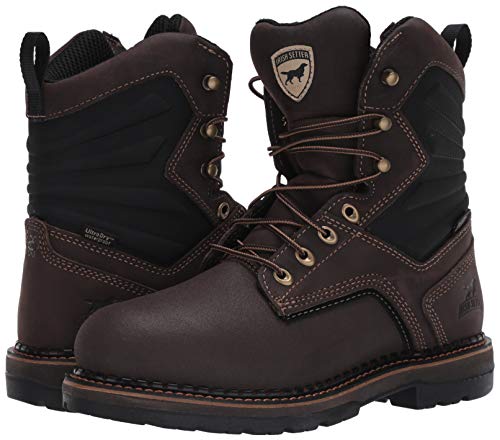 Irish Setter Work Men's Lace-up Mid Calf Boot, Brown, 9.5 Wide