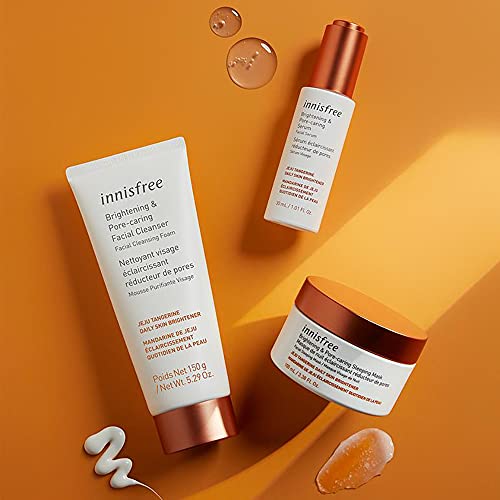 innisfree Tangerine Brightening & Pore Caring Cleanser Face Wash, 5.29 Ounce (Pack of 1)