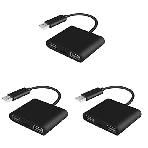 SOLUSTRE Switch Controller USB Adapters 3pcs Controller Adapter Controller Game Controller Adapter Controller Switch Switch Adapter Gamepad Joystick Adapter USB Controller USB Controller