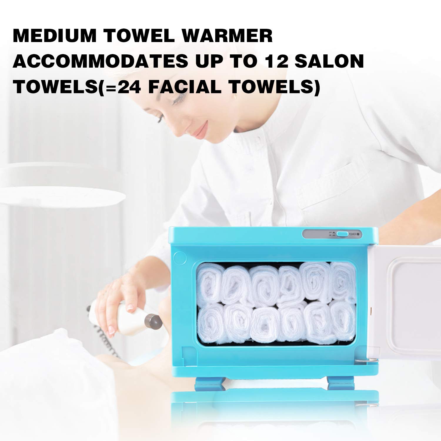 Hot Towel Warmer Towel Cabinet for Spa, Facials, Barber, Salon Equipment and Home Use, Medium