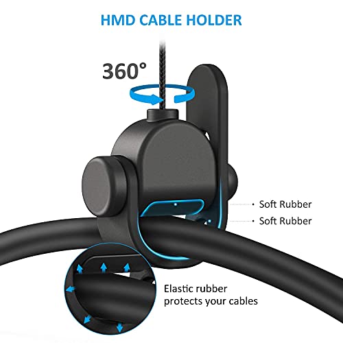 KIWI design VR Cable Management and Controller Grips Cover for Quest 2