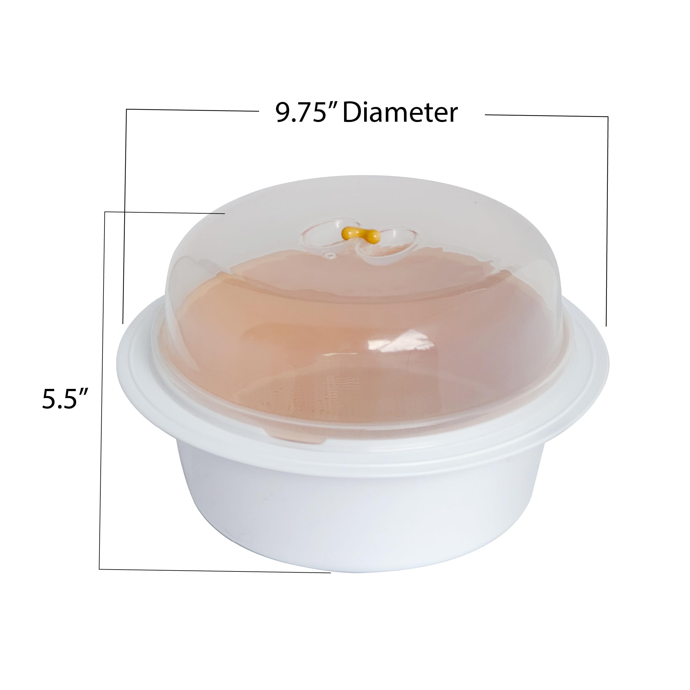 Trenton Gifts Microwave Steamer for Vegetables - Veggie Steamer Microwavable, Ideal for Cooking Fresh Vegetables. BPA Free, Dishwasher Safe