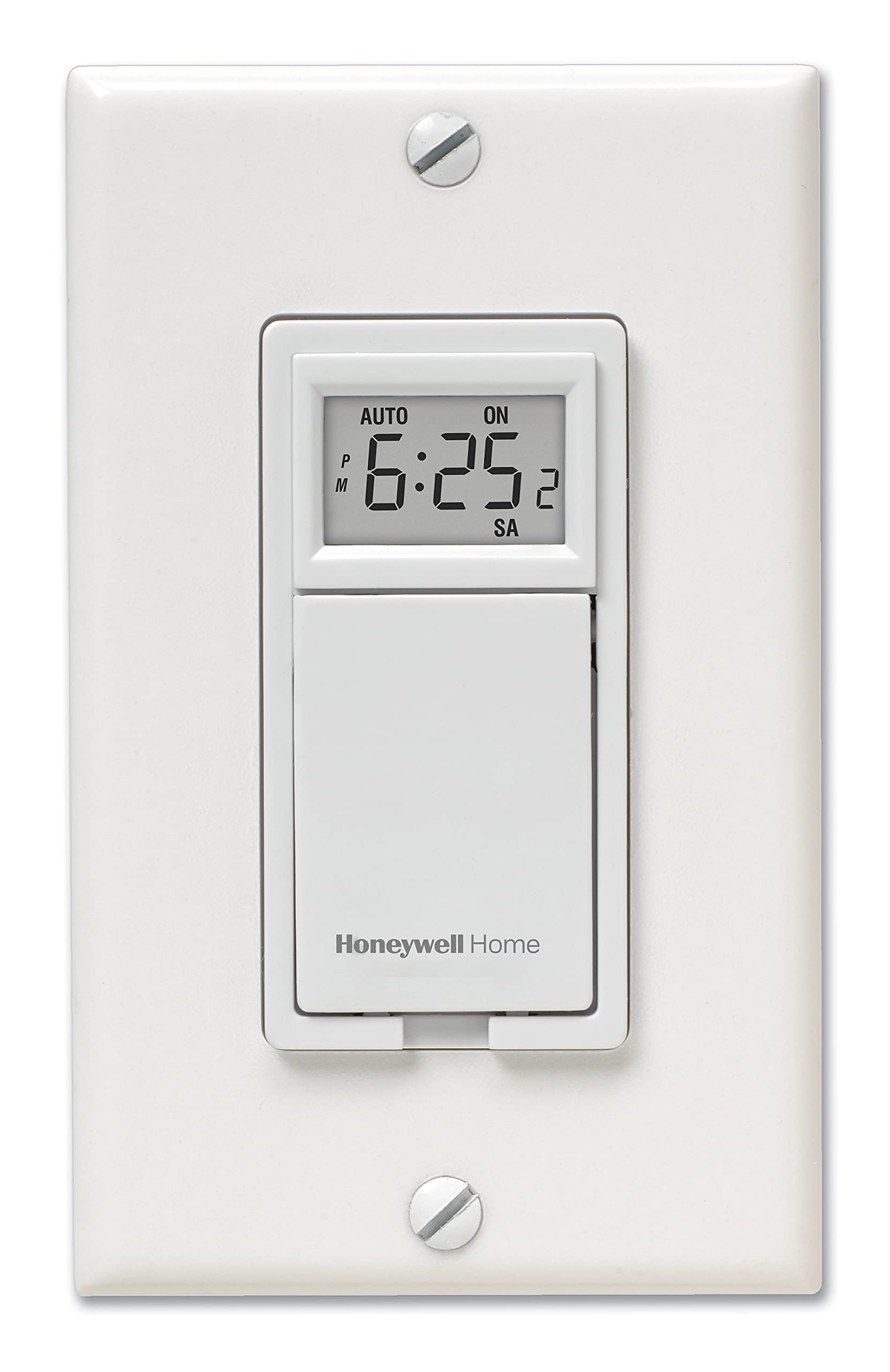 Honeywell Home RPLS730B1000 7-Day Programmable Light Switch Timer, White