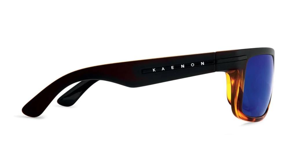 Kaenon Men's Burnet XL Polarized Sunglasses, Matte Tortoise