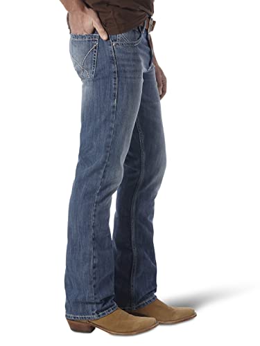 Wrangler mens 20x No. 42 Vintage Boot Cut jeans, Light Blue, 34W x 32L US