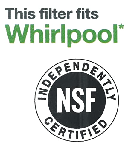 HDX FMW-2 Replacement Water Filter / Purifier for Whirlpool Refrigerators (2 Pack)