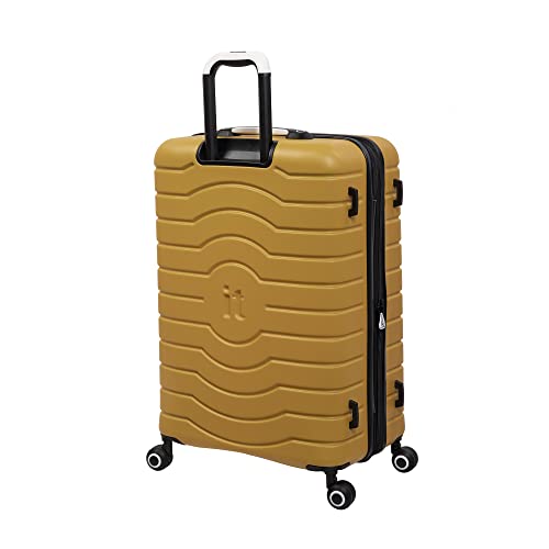 it luggage Intervolve 32" Hardside Checked 8 Wheel Expandable Spinner, Old Gold