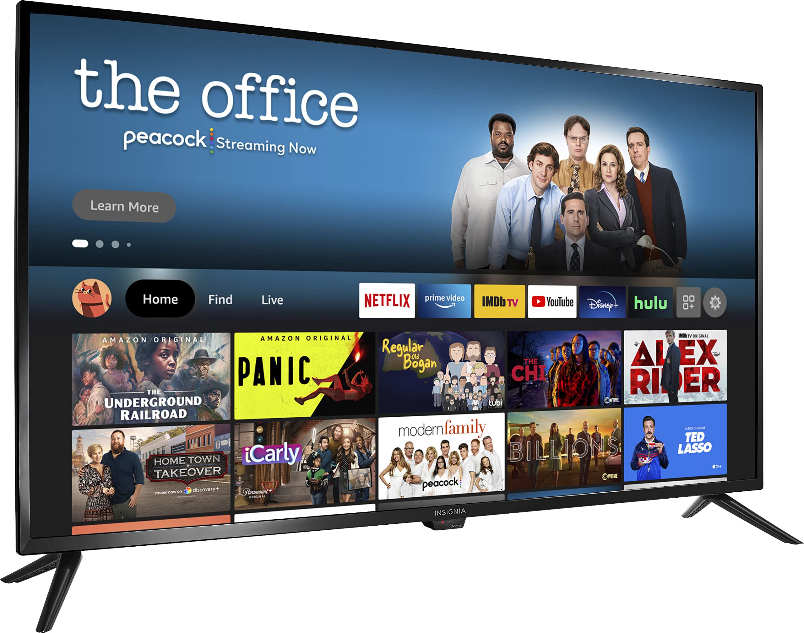 INSIGNIA 42-inch Class F20 Series Smart Full HD 1080p Fire TV (NS-42F201NA22, 2021 Model)