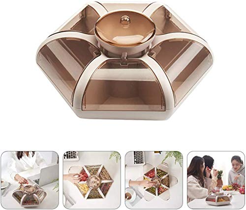 Multi Sectional Snack Serving Tray Set with Lid, Serving Tray/Platters, Snack Nut Bowl Set For Parties,TV,Family,Salad,Chips,Nuts,Peanuts Bowls