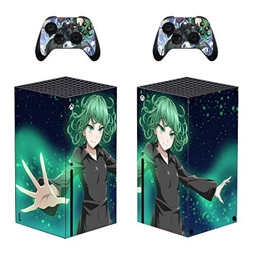 KAJAL MANI X-box-One-Series X Skin Set Strongest Man HD Printing Faceplate Protective for Console, Controller Skin Decal
