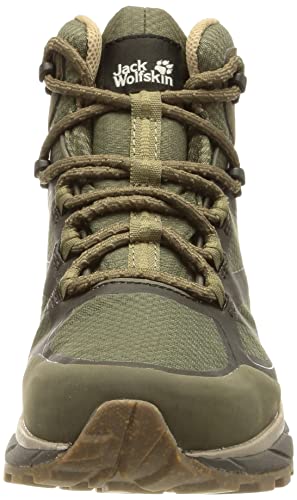Jack Wolfskin Men's Terraventure Texapore Mid M Hiking Shoe, Brown/Beige, 11