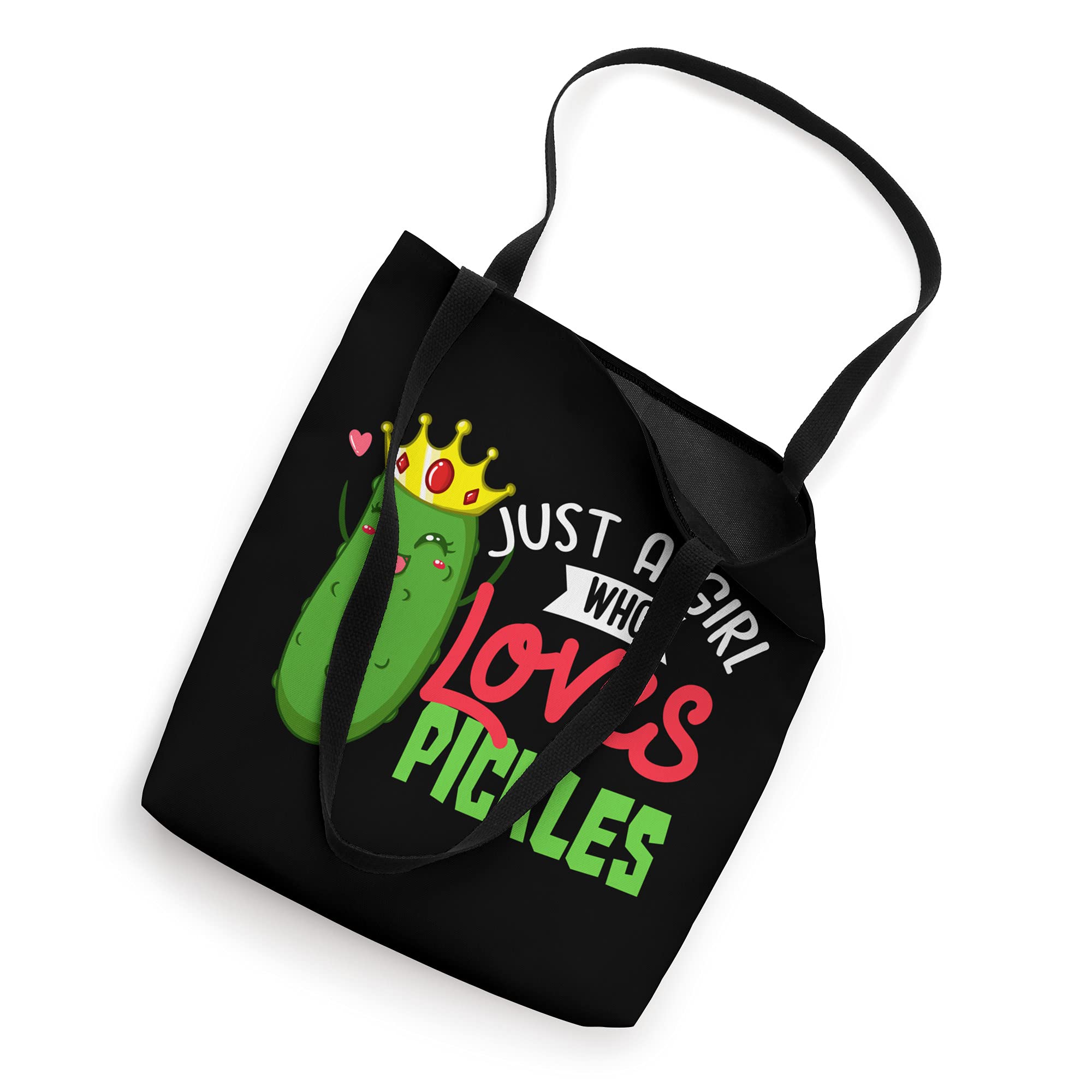 Just A Girl Who Loves Pickles Gift Dill Pickle Cucumber Tote Bag