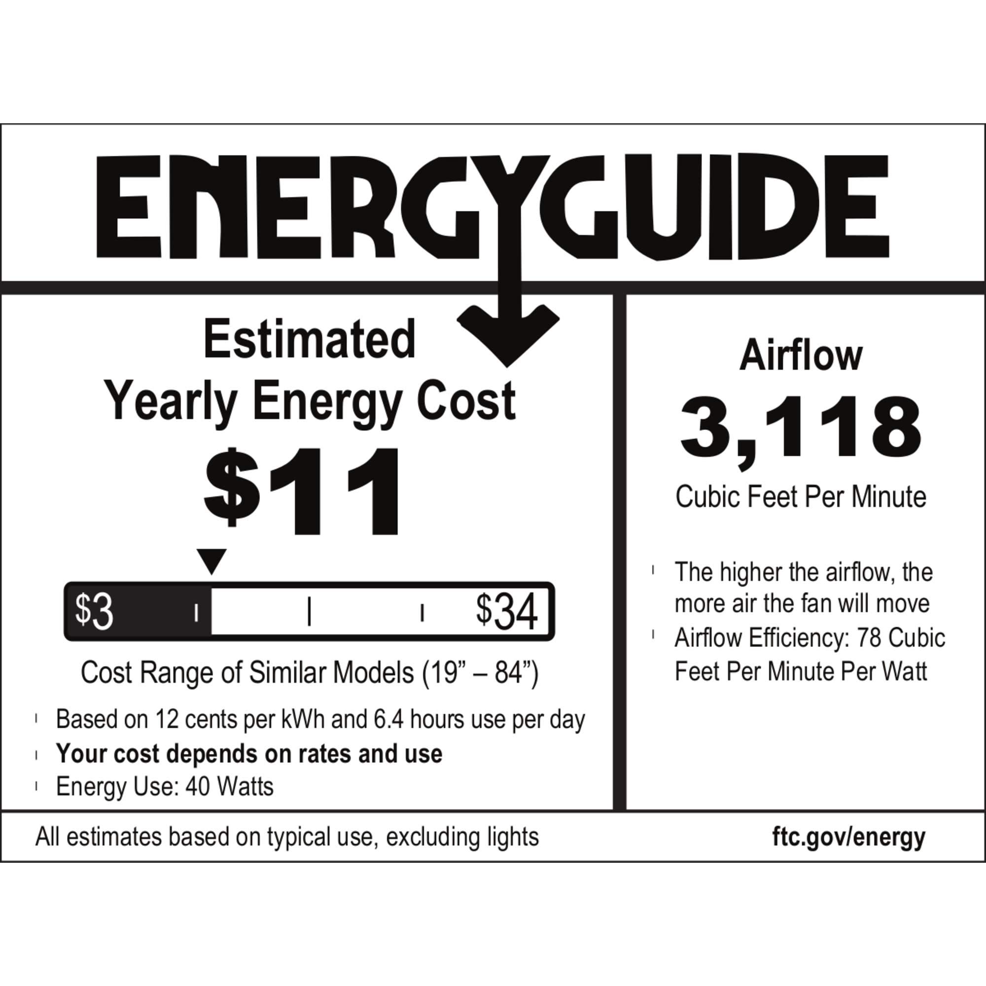 Hunter Fan Company, 50593, 44 inch Hardwick Matte Black Ceiling Fan with LED Light Kit and Handheld Remote