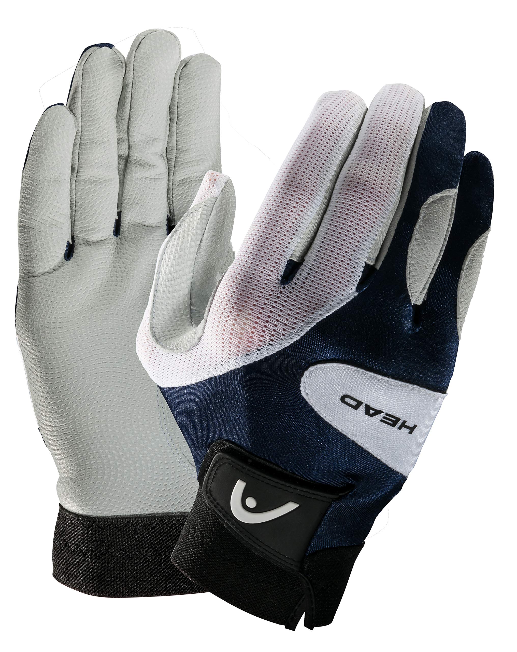 HEAD Leather Racquetball Glove - Renegade Extra Grip Breathable Mesh Glove - Large, Right Hand, Black