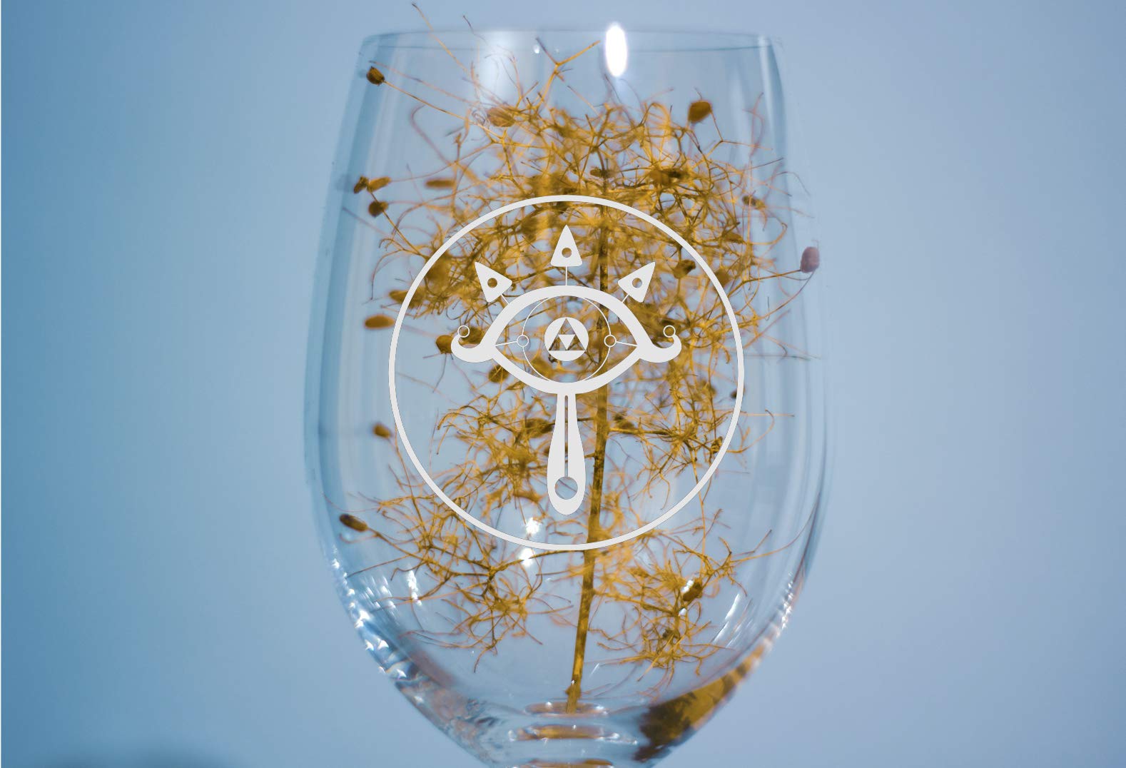 Hat Shark Truthful Eye Legendary Royal Ninja Tribe Video Game Parody - Laser Engraved Stemless Wine Glasses