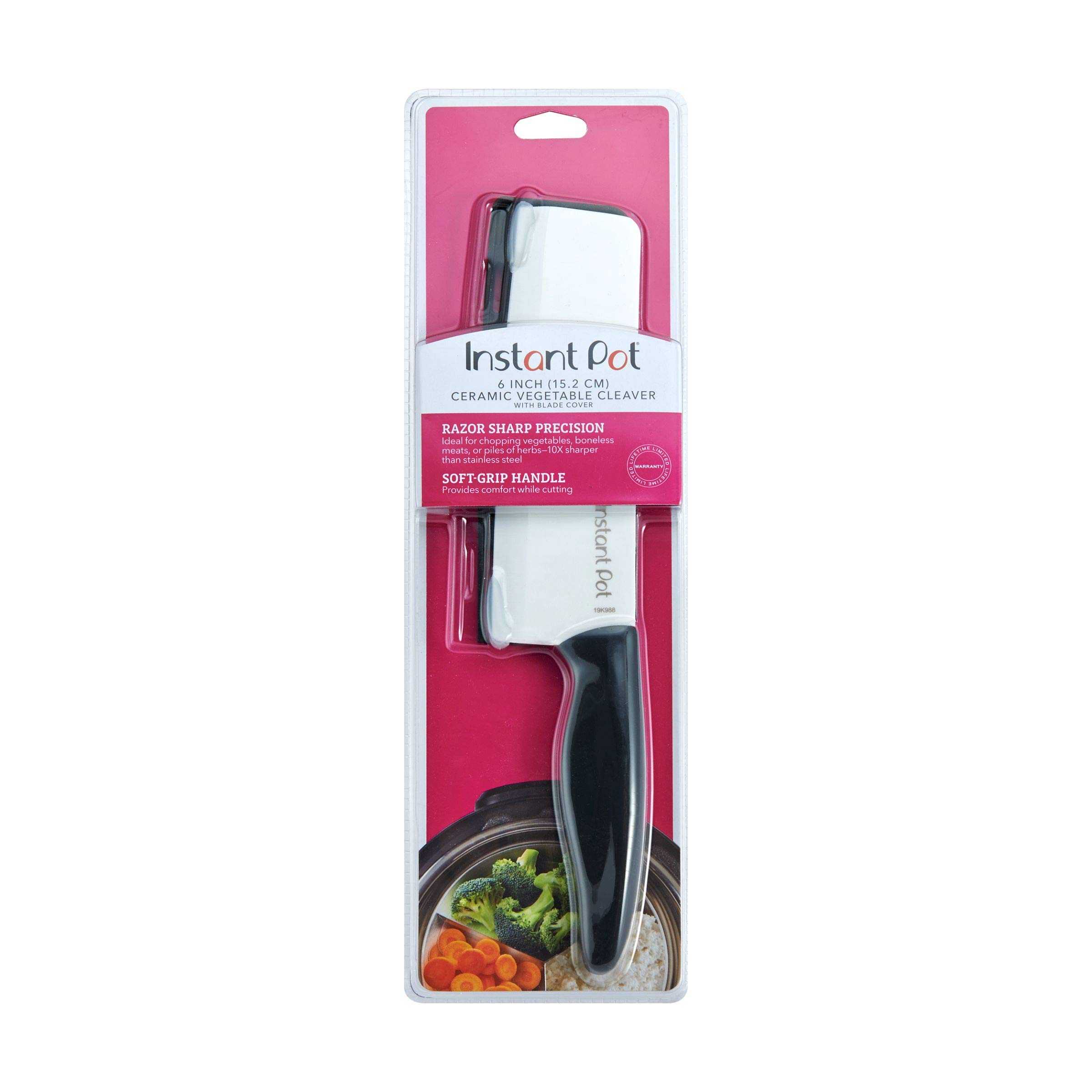 Instant Pot Official Ceramic Knife, 6-inch, Black