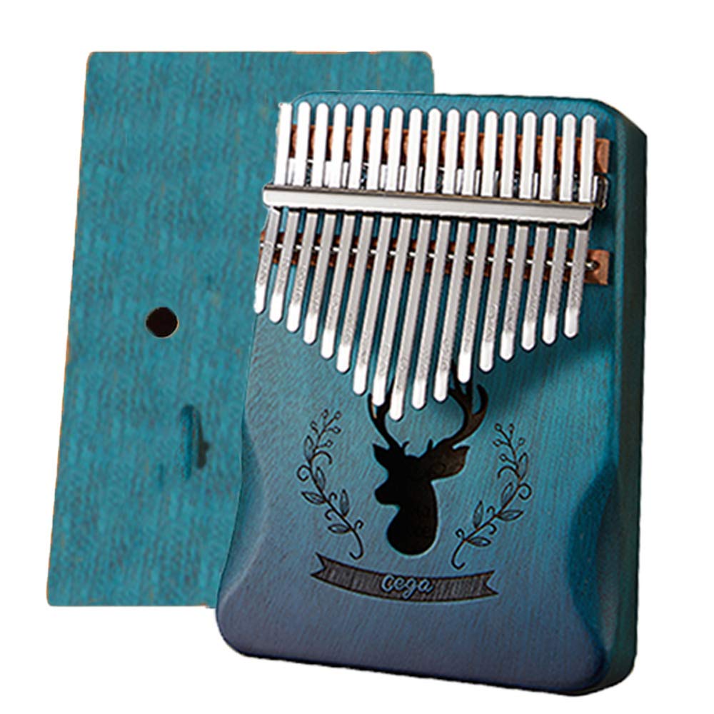 Kalimba 17 Keys Thumb Piano Built-In High-Performance Protective Box, Tuning Hammer and Kalimba Songbook for Kids Adult Beginners