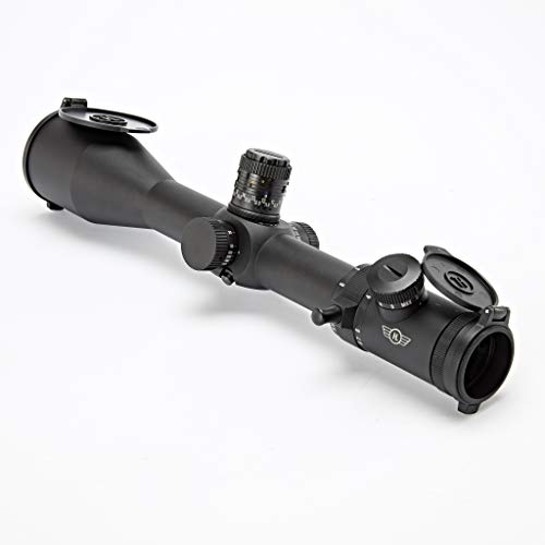 Hi-Lux Optics UD530X56 Uni-Dial 5-30 x 56 34mm Tube Rifle Scope with Green Illuminated MIL Ranging Reticle, Black