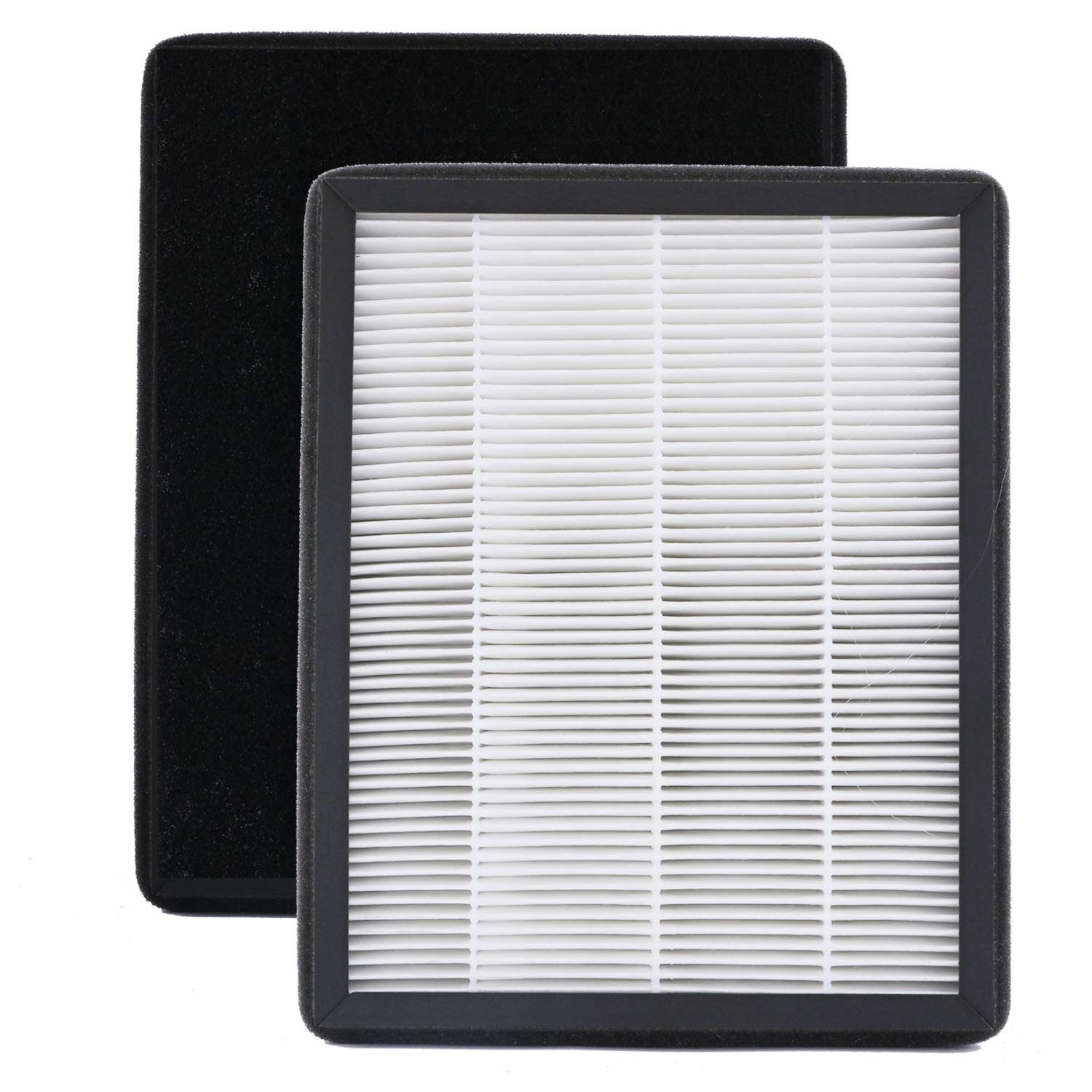 IAF-H-100A True HEPA Idylis A Replacement Filter, Compatible with FAP-C01-A, Idylis Air Purifiers AC-2119, IAP-10-100, IAP-10-150, IAPC-40-140, Part # 1150096, 2 HEPA + 2 Carbon Pre-filters