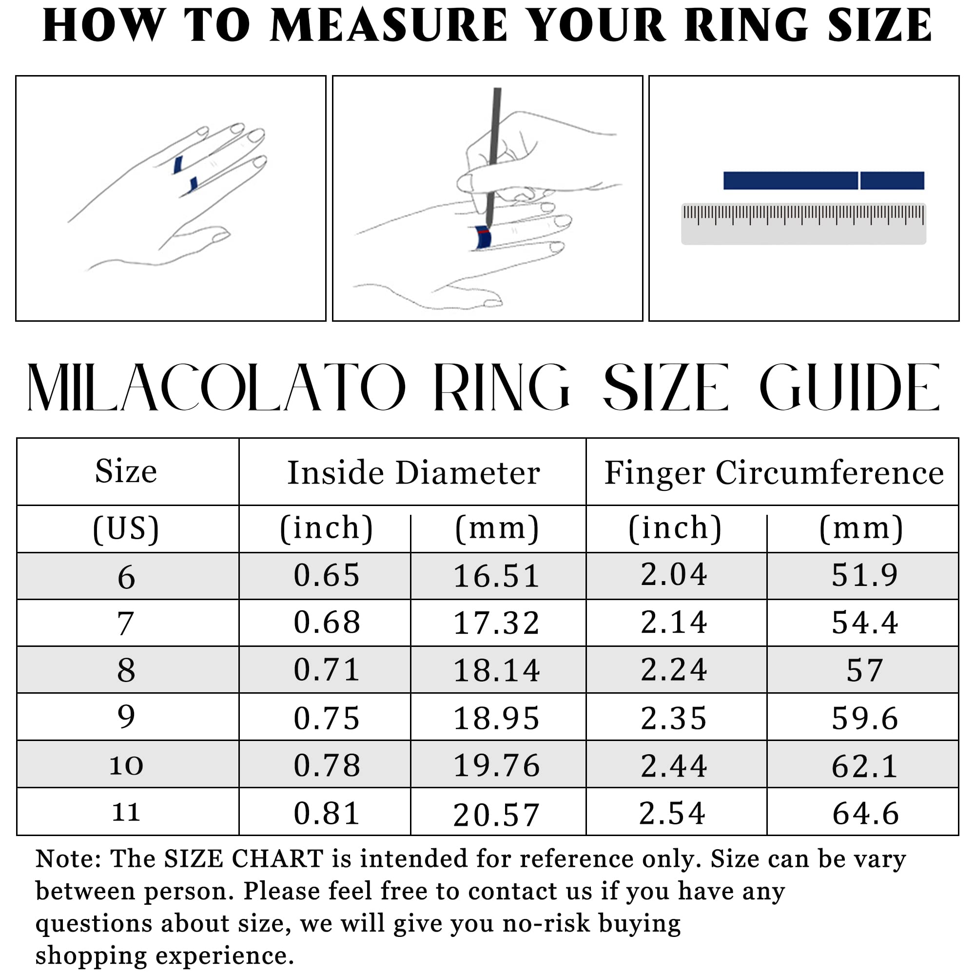 MILACOLATO 6mm Sterling Silver Rings for Women Men 18K White Gold Plated Beveled Edge Plain Thumb Ring High Polish Wedding Band Ring Comfort Fit Size 10