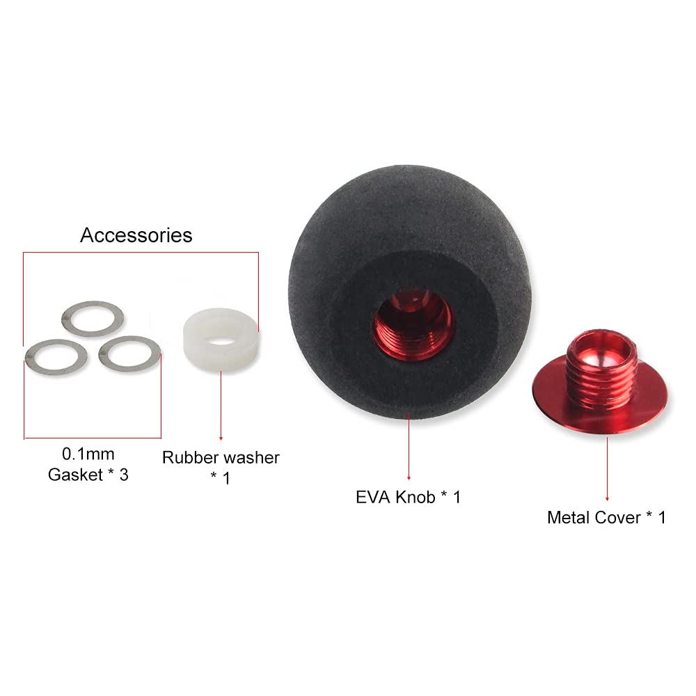 MengK Fishing Reel Handle Knob EVA Baitcasting Reel Handle Knob Trolling Reel Handle Accessory Ultralight Fishing Tackle Tools