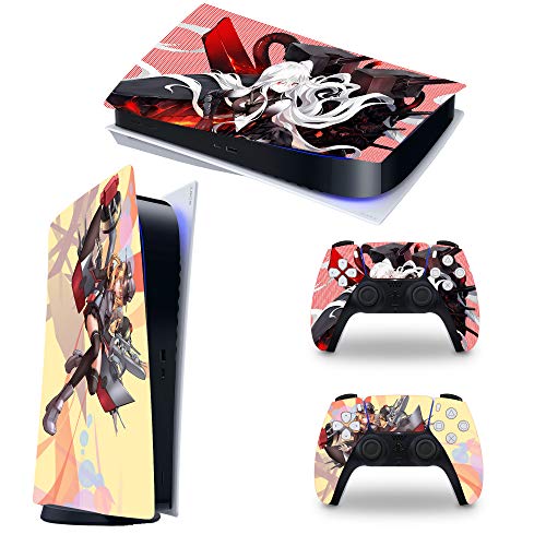 Kantai Girl - PS5 Standard Edition Skin Console and 2 Controller, Vinyl Decal Sticker Full Cover Protective