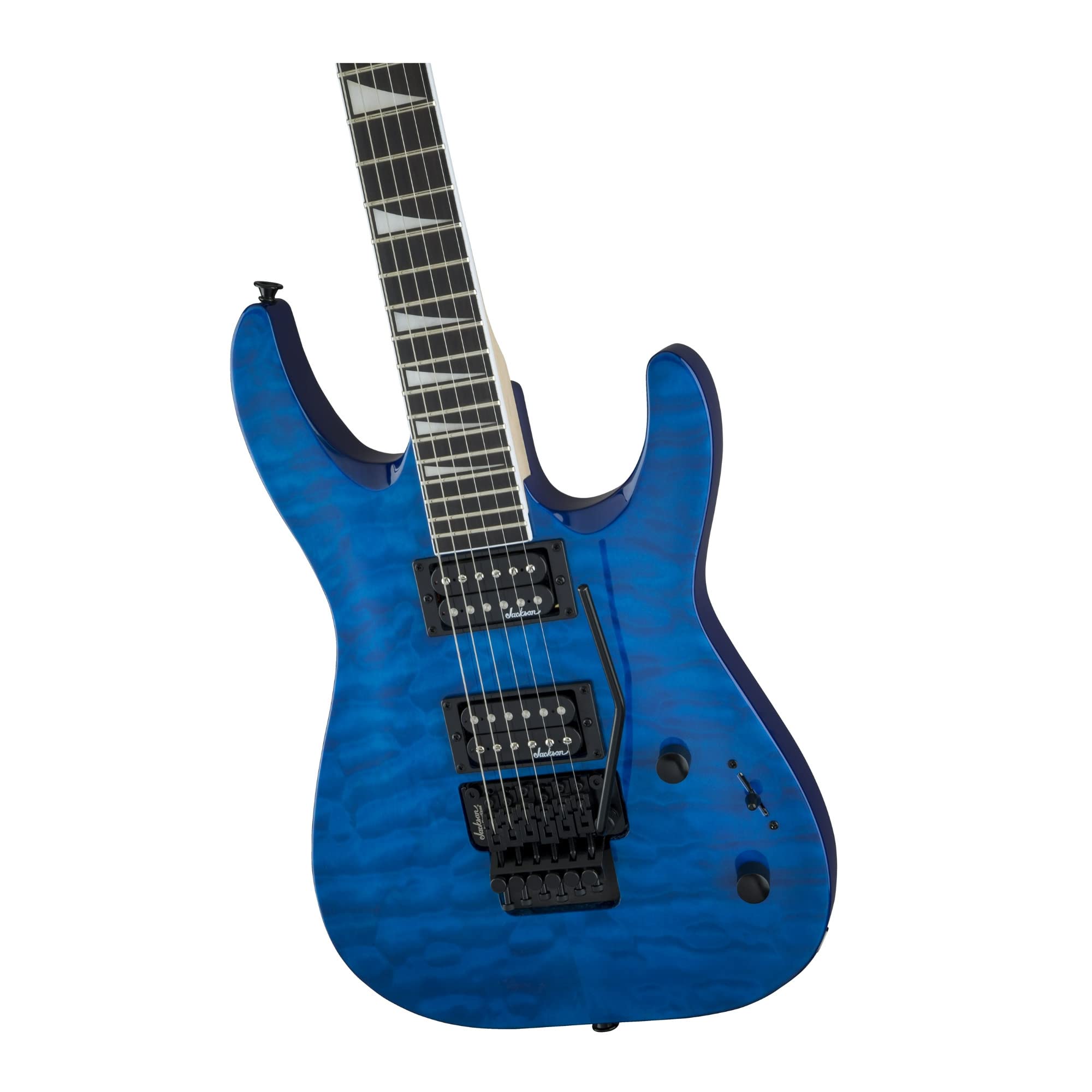 Jackson Dinky Arch Top JS32Q DKA - Transparent Blue