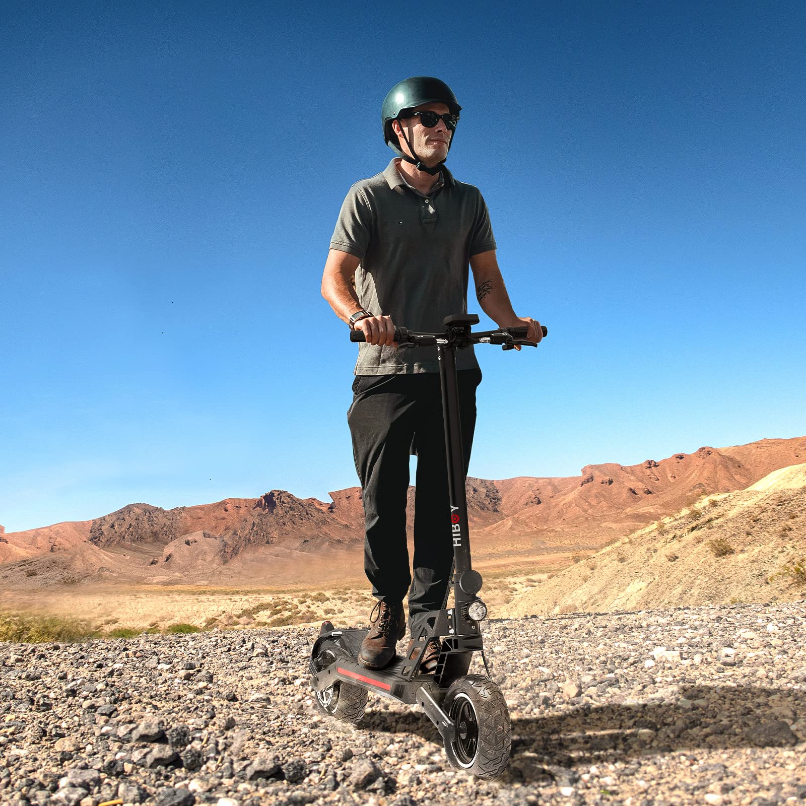 Hiboy Titan Electric Scooter - 800W Motor, 10" Air Tires, 28Miles Range, 25MPH Speed, Foldable & Portable Design