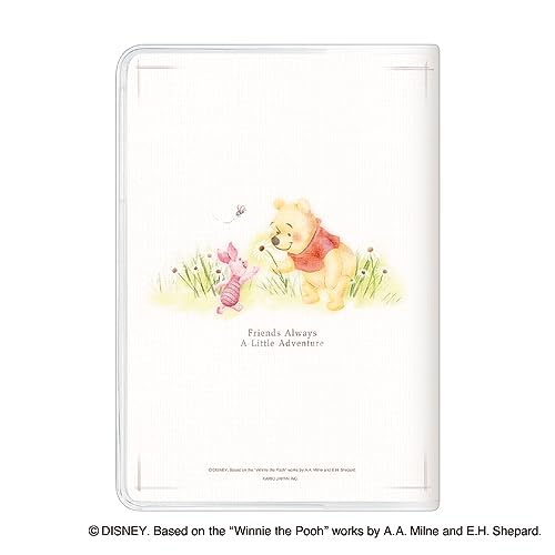 Kamio Japan Disney Winnie the Pooh Planner, 2024, B6, Monthly Flower Days 302776 (Begins October 2023)