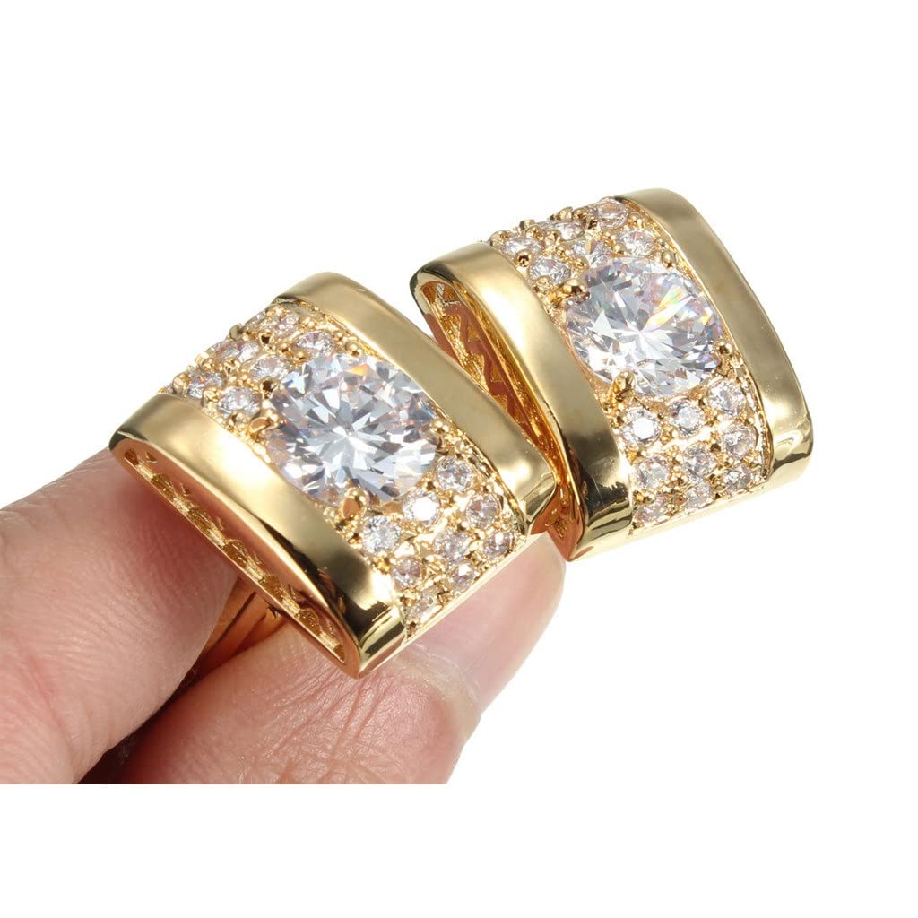 Mens Jewelry Rectangle Brass Shirt Cufflinks Wedding Party Cuff Links Fashion Accessory (Color : A, Size : One Size) (A One Size)