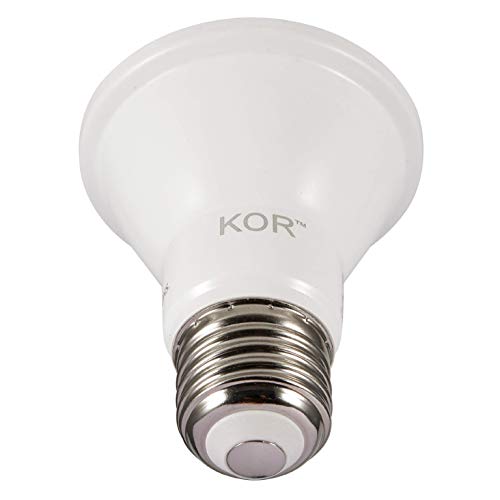 KOR (Pack of 6) LED PAR20 Light Bulbs, 8W (Replaces 50W 50PAR20), 3000K Soft White, E26 Base, Dimmable, Waterproof Indoor/Outdoor Use, UL & Energy Star