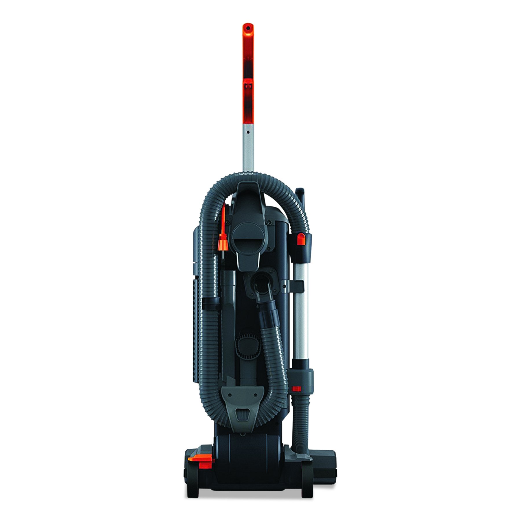 Hoover Commercial HushTone Upright Vacuum Cleaner, 15 inches with Intellibelt, For Carpet and Hard Floors, CH54115, Gray