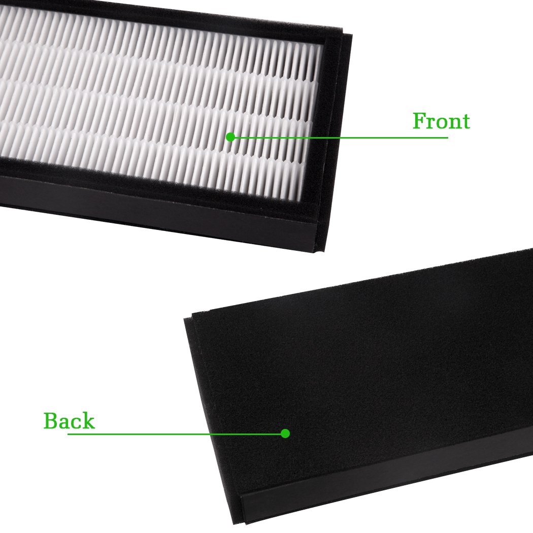 I clean Filter C Replacement Guardian FLT5250PT, Hepa Filter for FLT5000/FLT5111Series Air Purifiers AC5000, AC5000E, AC5350B, AC5300B Series(2 Pcs Hepa Filter C&6 Pcs Carbon Pre Filters